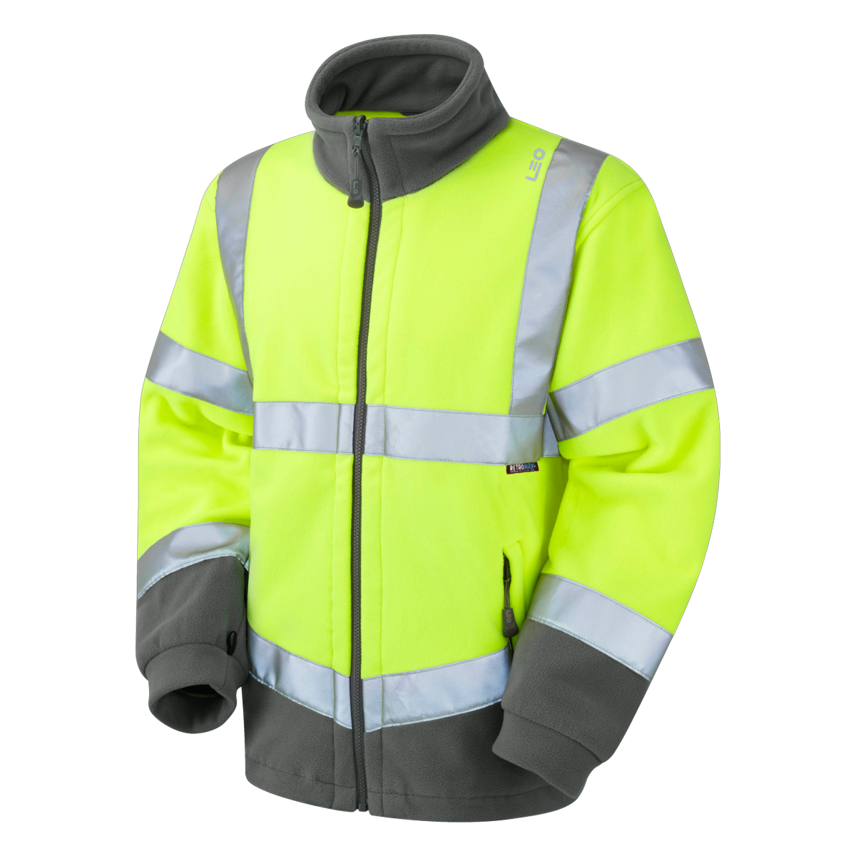 Hi-Vis Fleece Jacket | Hazchem Safety
