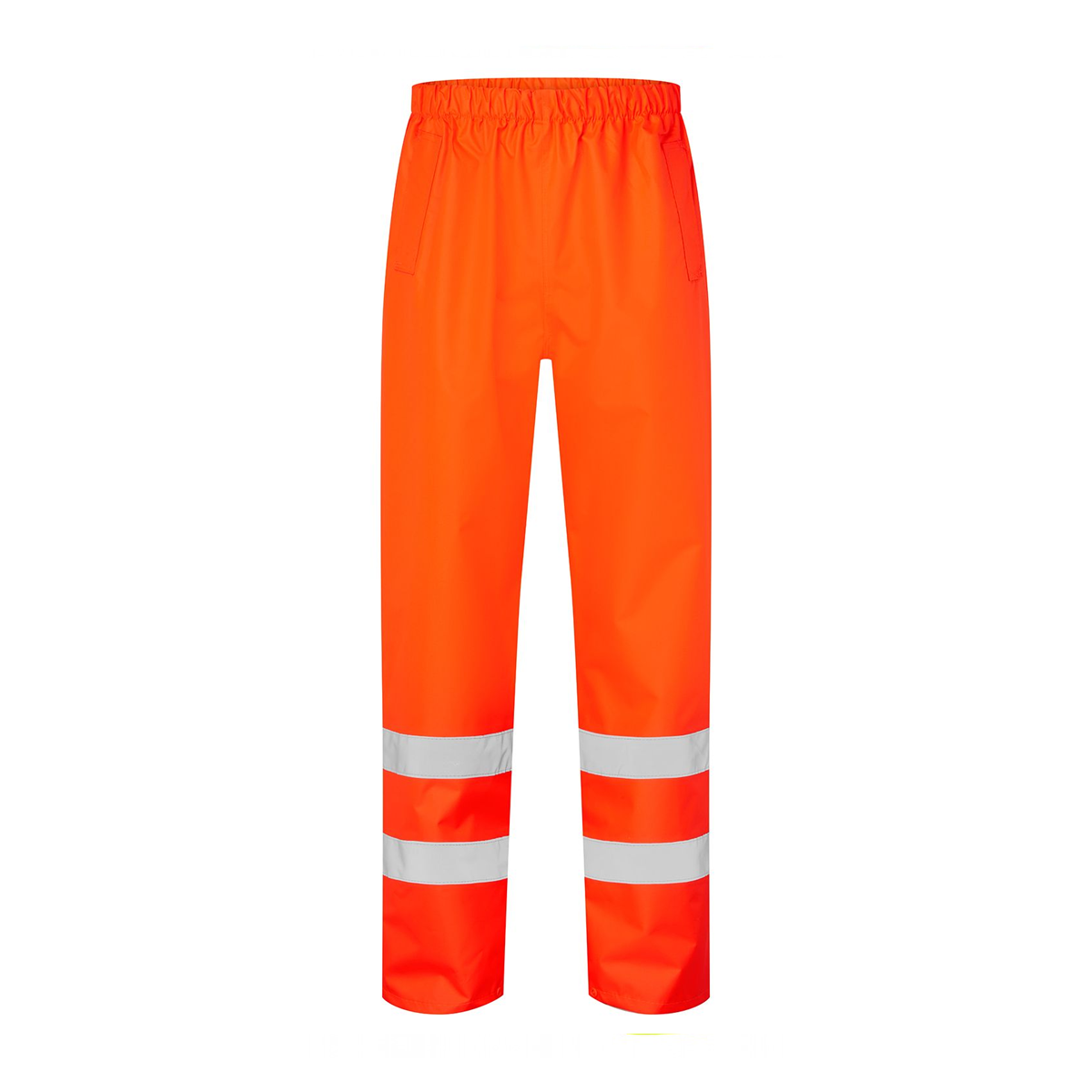 Hi-Vis Unlined Traffic Overtrousers Waterproof Work Trousers