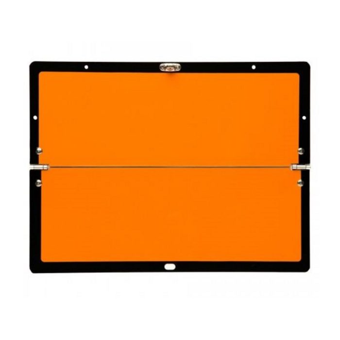 Horizontally Hinged Folding Orange ADR Plate 300 X 400mm | Hazchem