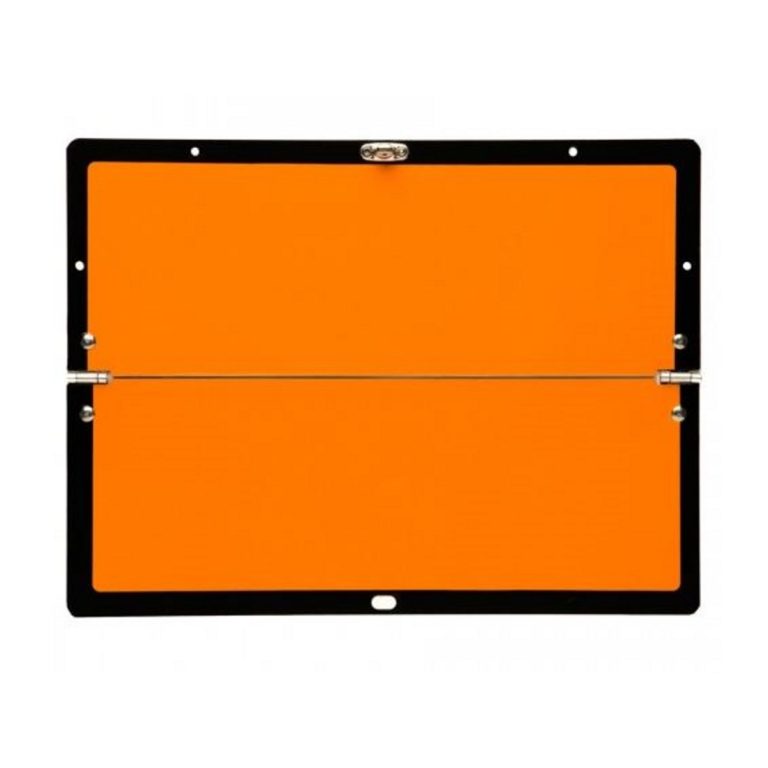 Horizontally Hinged Folding Orange ADR Plate 300 X 400mm | Hazchem