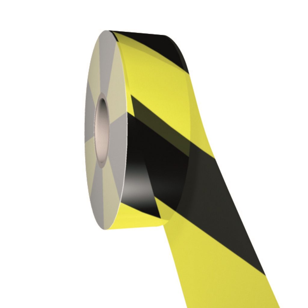 Self Adhesive Warning Tape Roll, 50mm X 33m