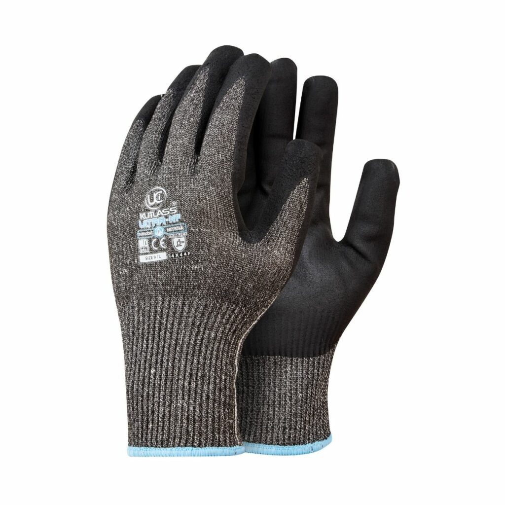 Cut Level 3 Grey PU Palm Coated Glove
