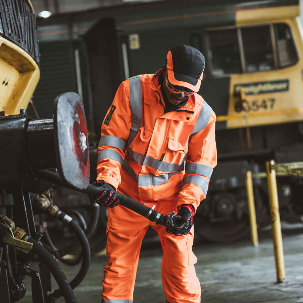 Hi Vis Overalls - ORKA Hudson - Two-Tone FR Coveralls