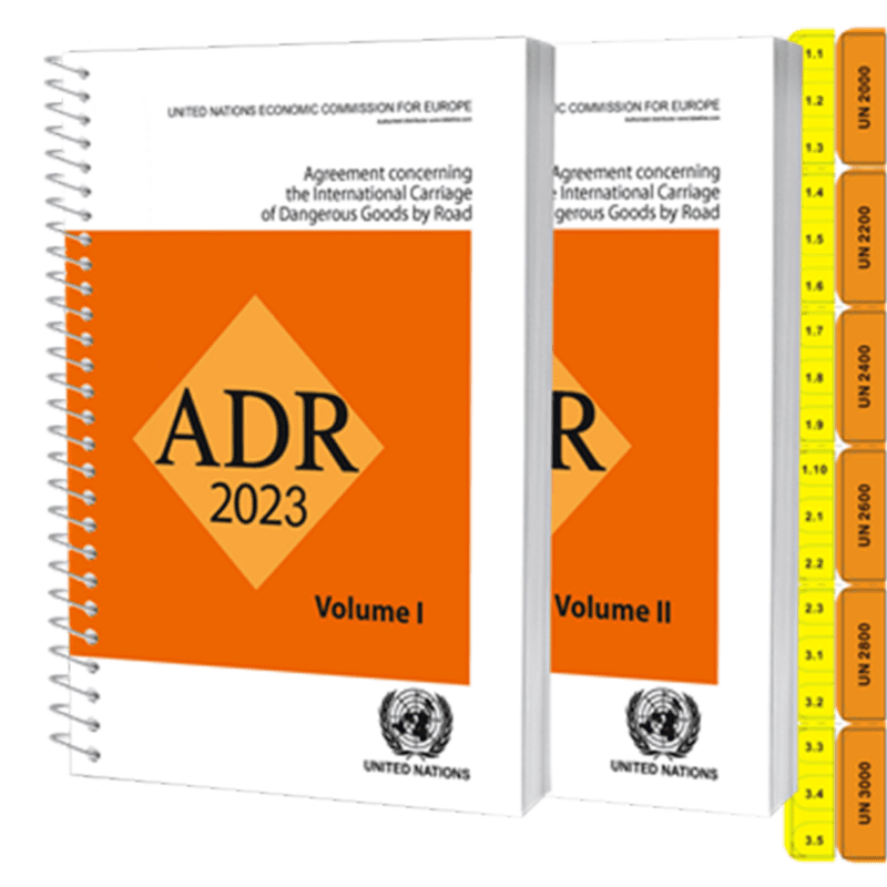 ADR 2023 European Agreement 2 Volume Spiral Bind Edition