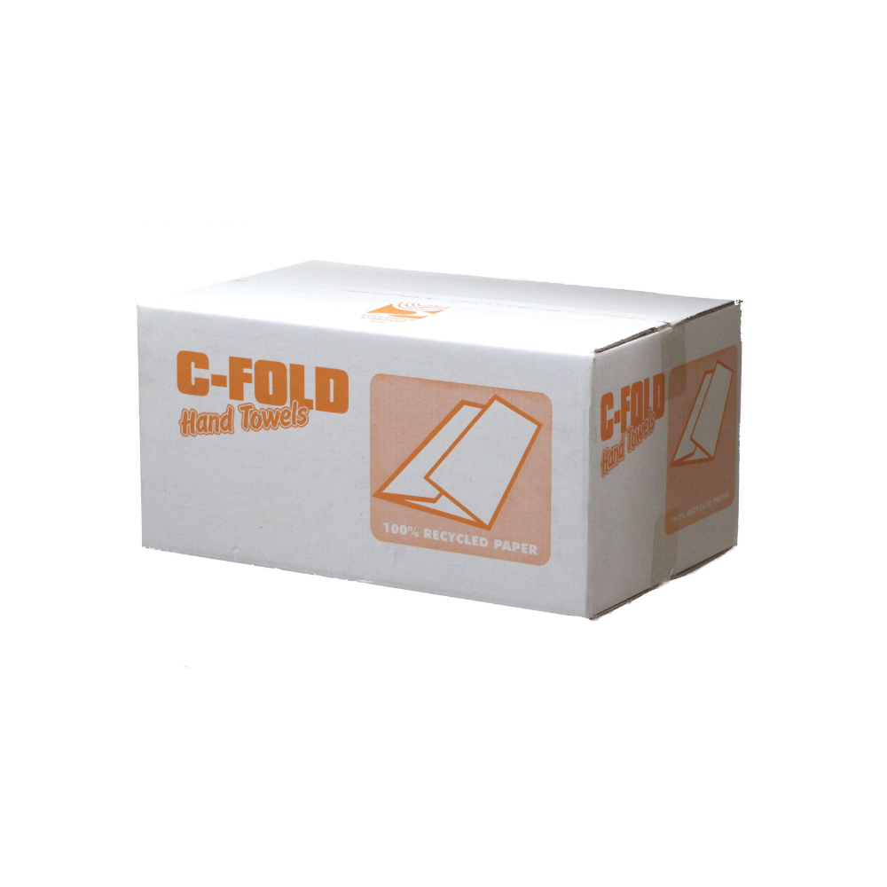C-Fold Paper Towels 2ply White Case Of 2400