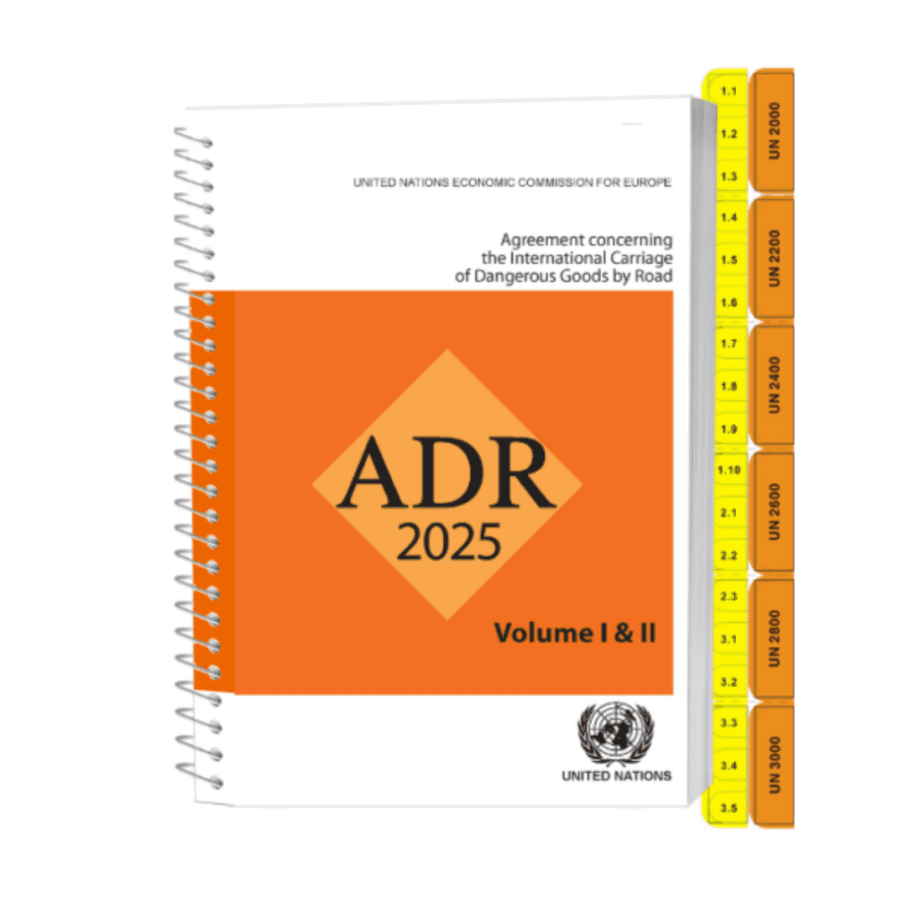 ADR 2025 European Agreement 2 Volume Standard Binding Edition