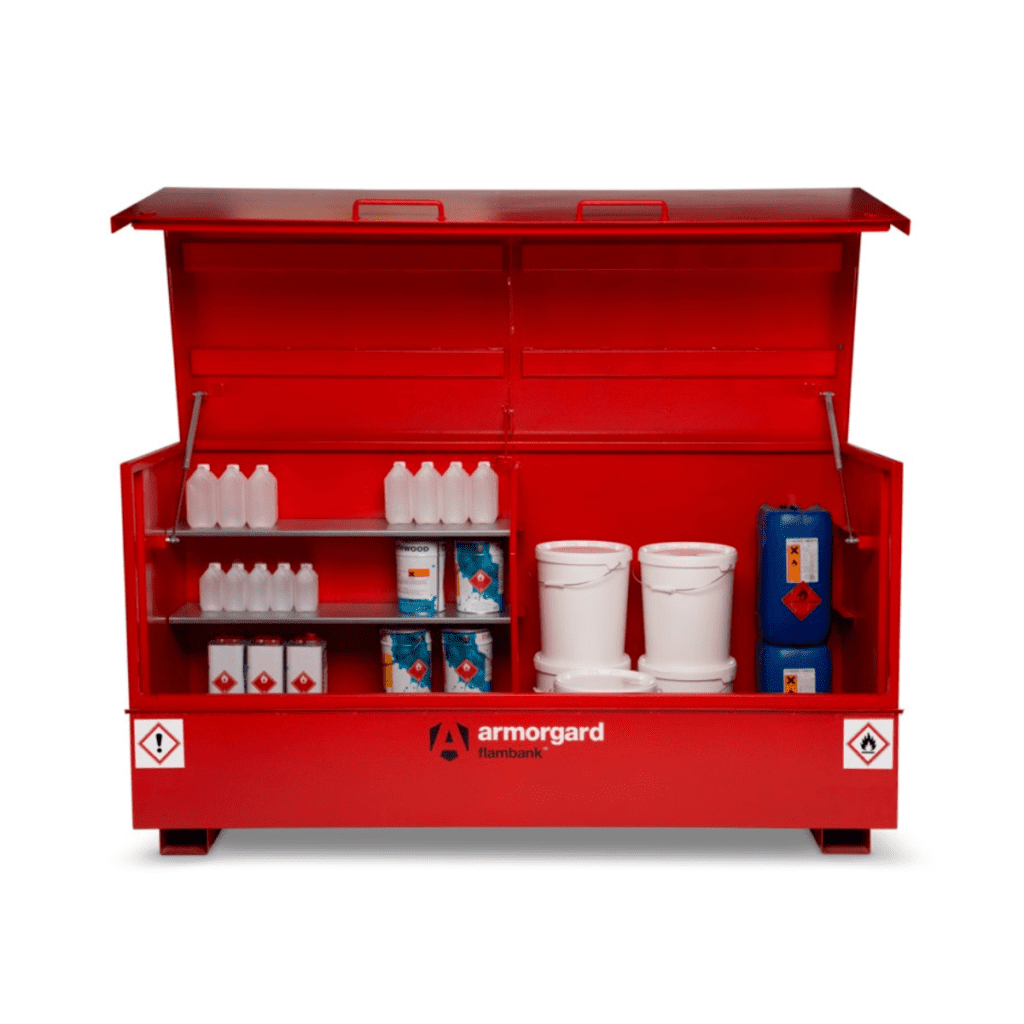 Armorgard FlamBank | COSHH Storage For Flammable Liquids & Chemicals